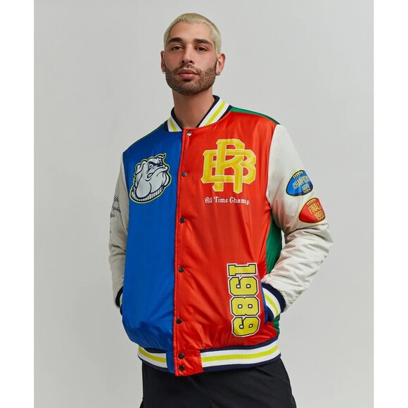 Reason | Jackets & Coats | Reason Varsity Jacket Mens Large Blue Red ...